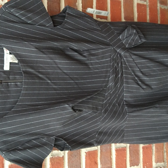 Aa Studio | Dresses | Aa Studio Aa Pinstripe Classic Dress With Side ...